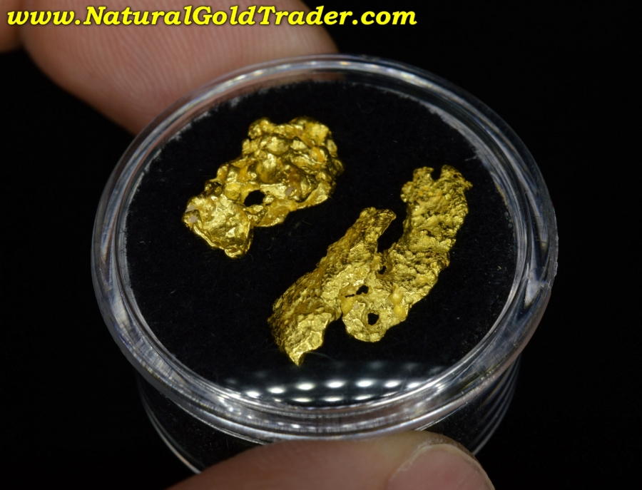 2.76 Grams (2) Australia Gold Nuggets