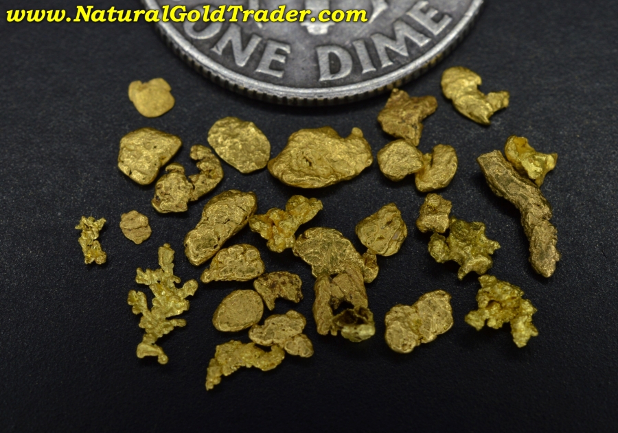 1.00 Grams of Mixed Region Gold Pickers