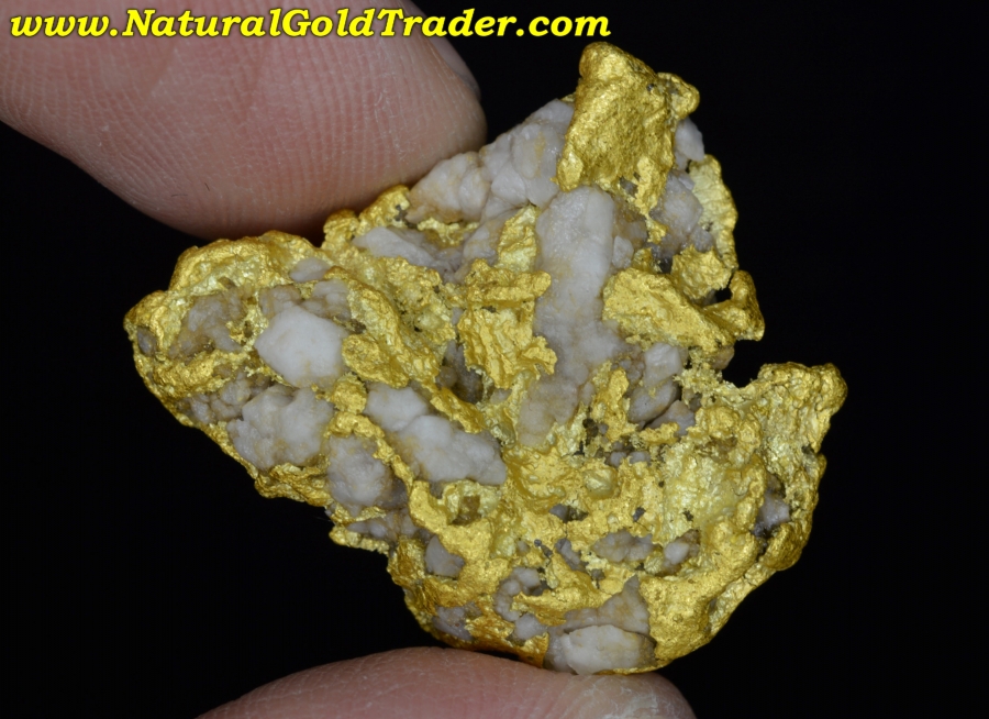 19.89 Gram Australia Gold & Quartz Specimen