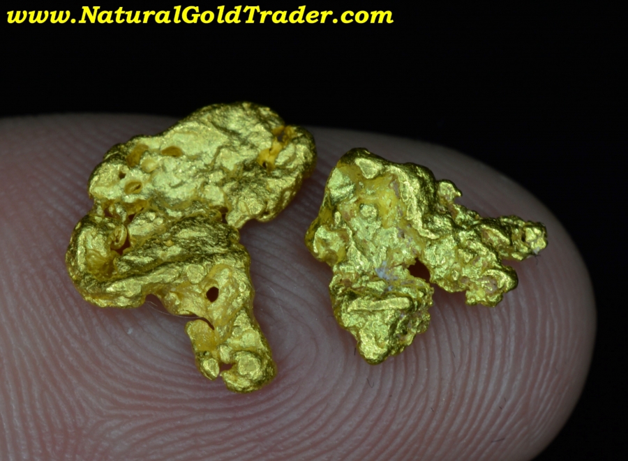 2.76 Grams (2) Western Australia Gold Nuggets