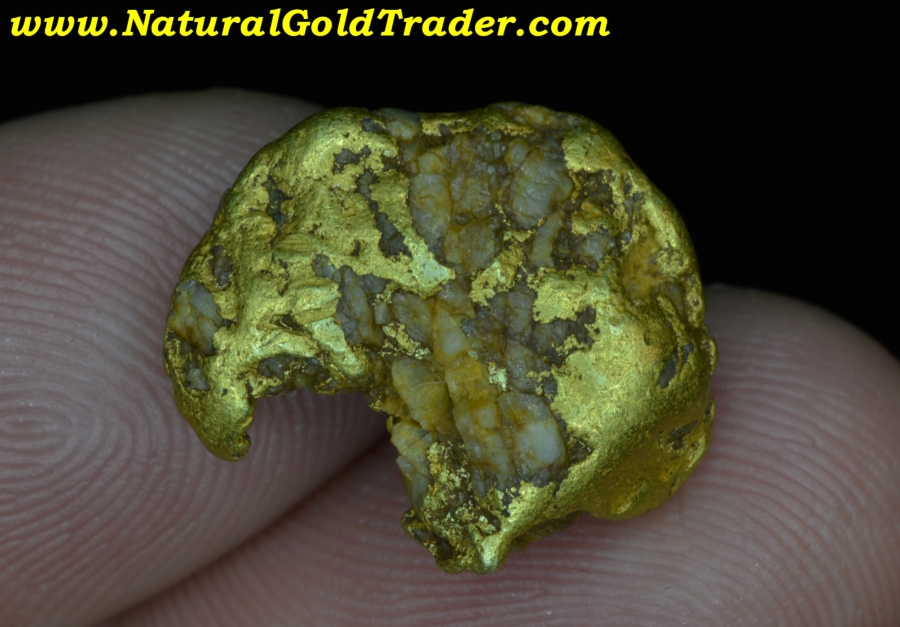 10.02 Gram Murray Idaho Natural Gold & Quartz Specimen