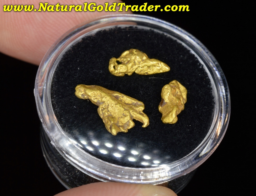 3.15 Grams (3) Northern Nevada Gold Nuggets