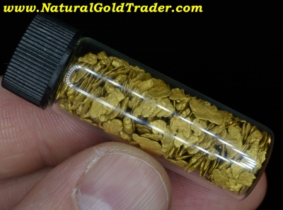 1 Ozt. 31.1 Grams of Idaho Panhandle Gold Flakes