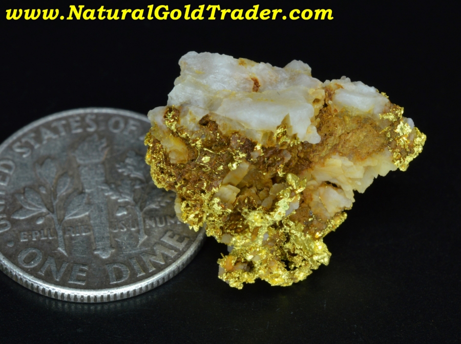 4.97 Gram Latrobe California Gold & Quartz Specimen