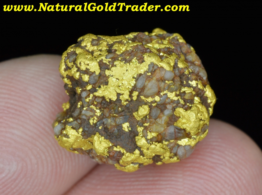 12.96 Gram Humboldt Nevada Gold & Quartz Specimen