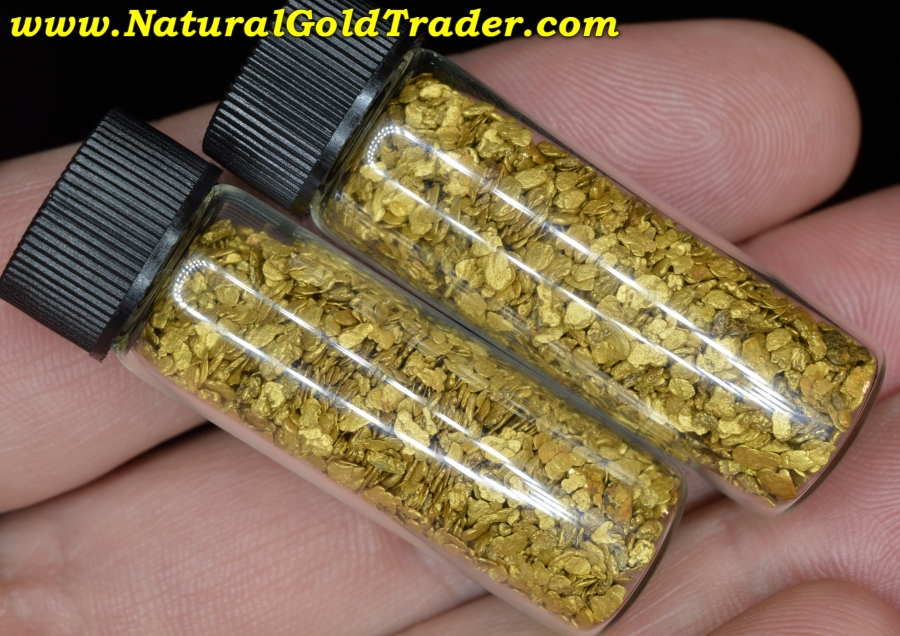 1 Ozt. 31.1 Grams of Alaskan Placer Gold Pickers & Flakes