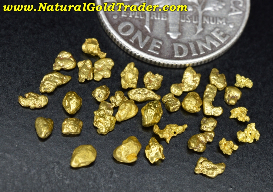 1.34 Grams (35) Little Aussie Gold Nuggets