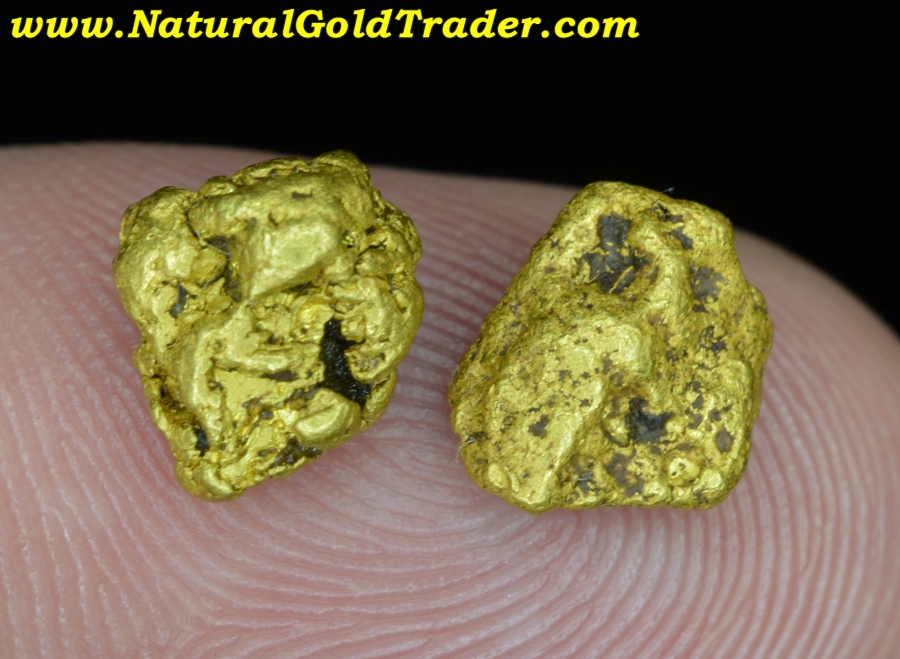 3.28 Grams (2) La Paz County Arizona Gold Nuggets