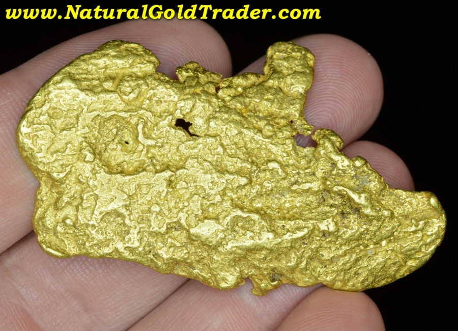 45.43 Gram Big & Flat Alaskan Gold Nugget