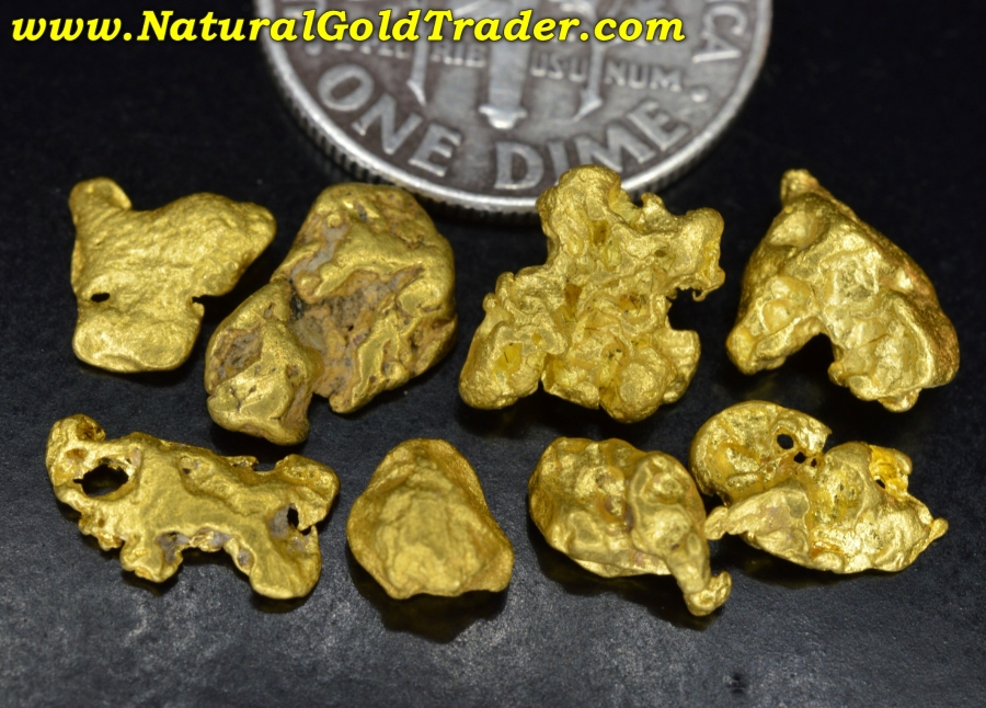 5.82 Grams (8) Oregon Natural Gold Nuggets