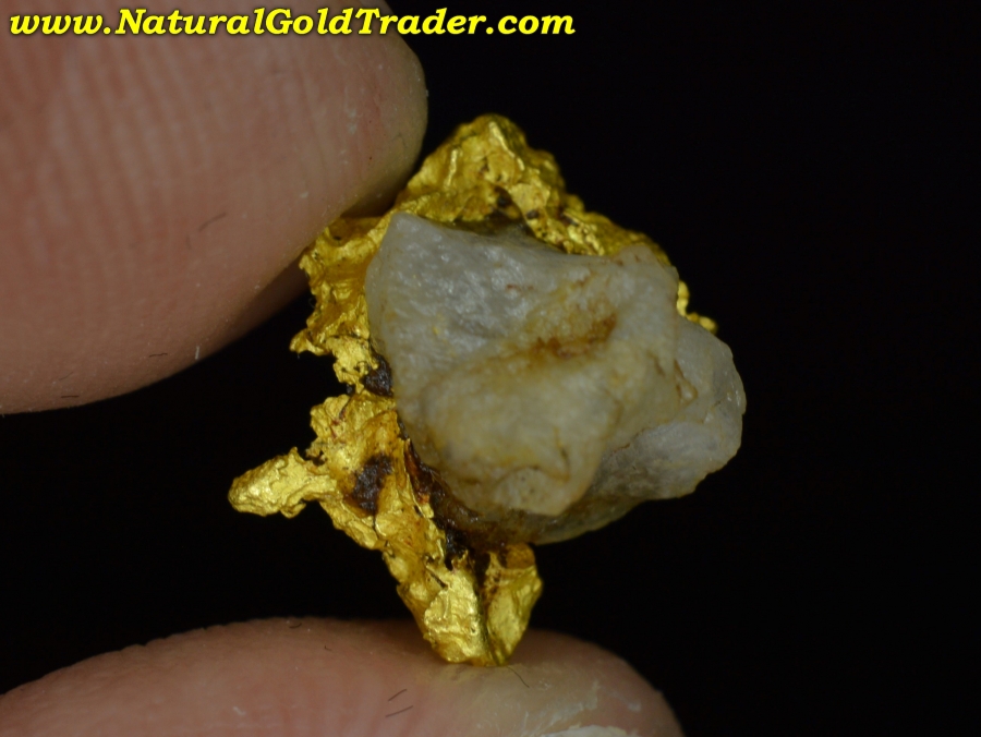 1.96 Gram Australia Gold & Quartz Specimen