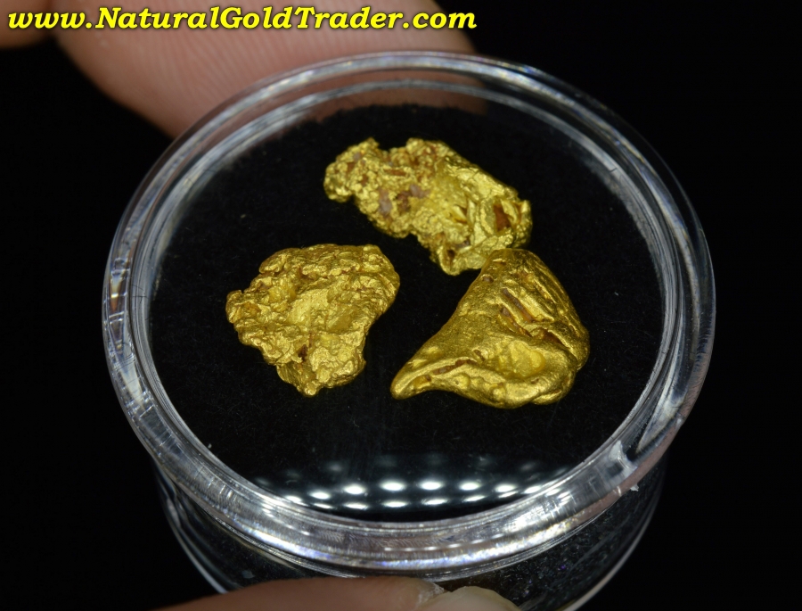 4.84 Grams (4) California Gold Nuggets