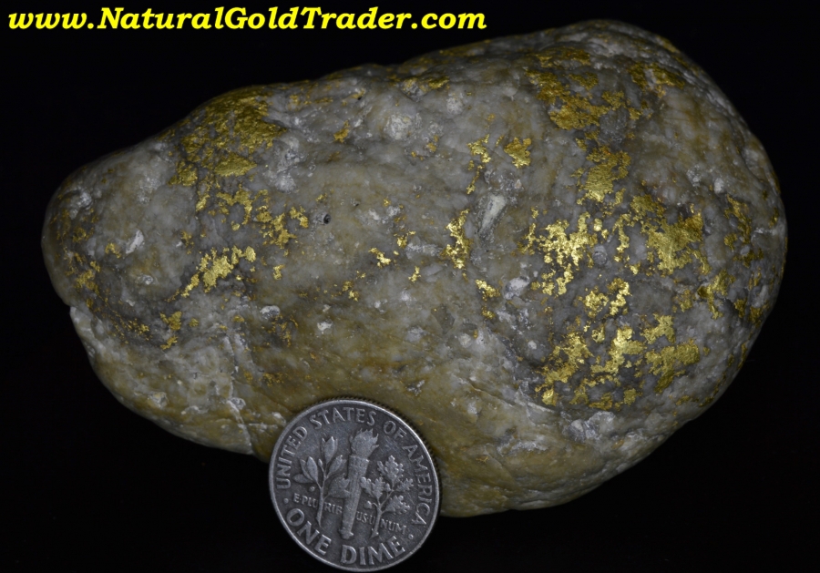 178.9 Gram Rare North Carolina Gold & Quartz