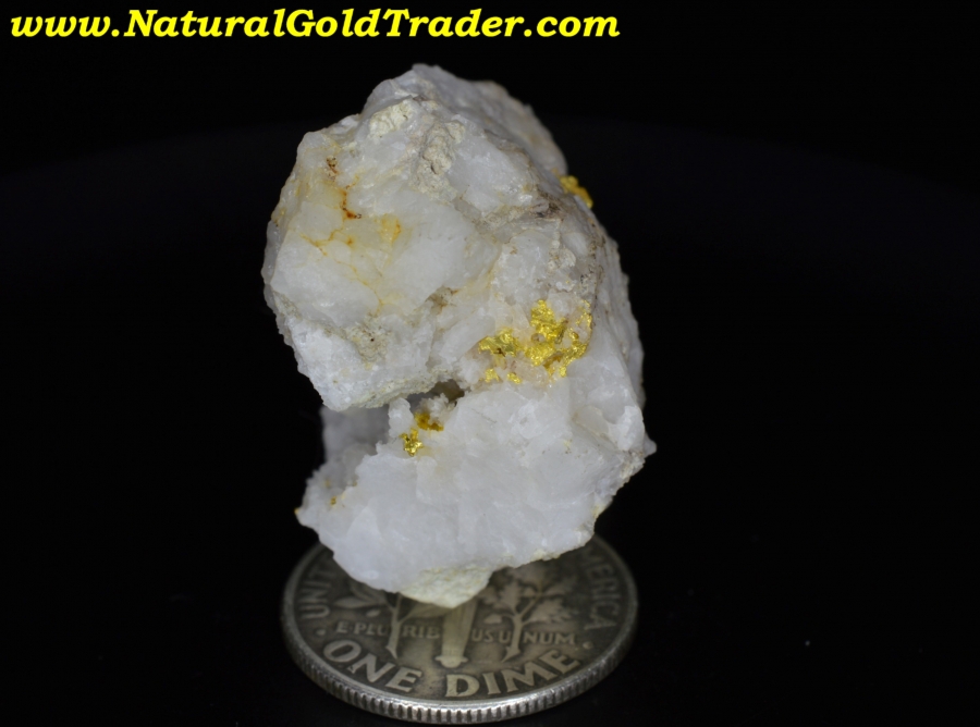 19.48 Gram Kelsey Ca. Gold & Calcite Specimen