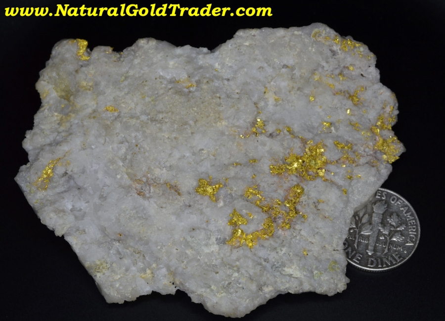 52.34 Gram Kelsey Ca. Gold & Calcite Specimen