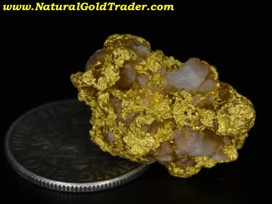10.13 Gram Australia Gold & Quartz Specimen