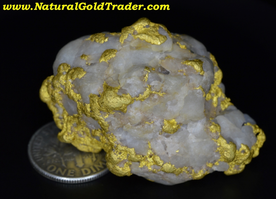 86.96 Gram Australia Gold & Quartz Specimen