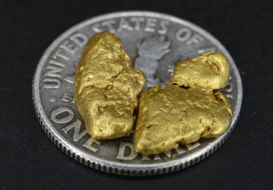 2.24 Grams (2) California Gold Nuggets