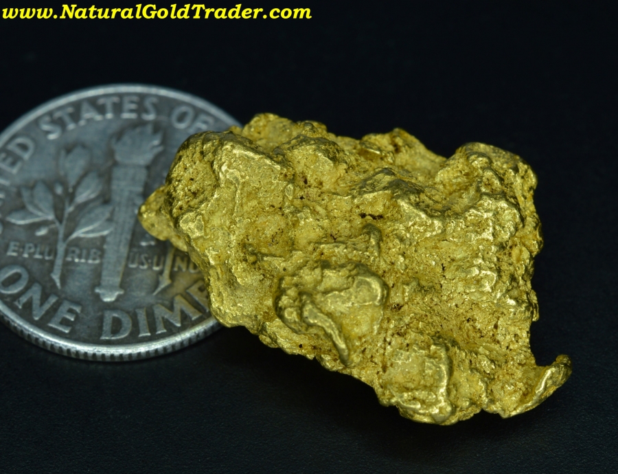 13.55 Gram Baker Oregon Placer Gold Nugget