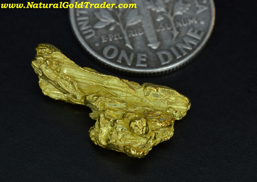 2.76 Gram Alaska Crystallized Gold Specimen