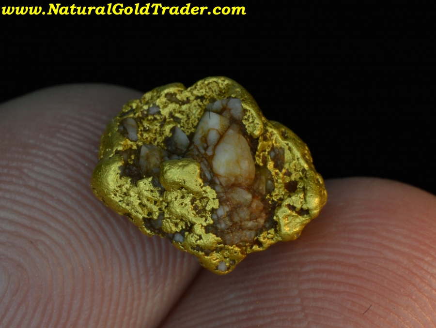 2.62 Gram Latrobe California Gold Quartz Nugget