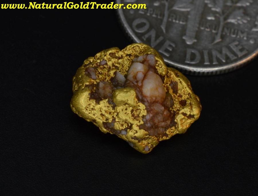 2.62 Gram Latrobe California Gold Quartz Nugget