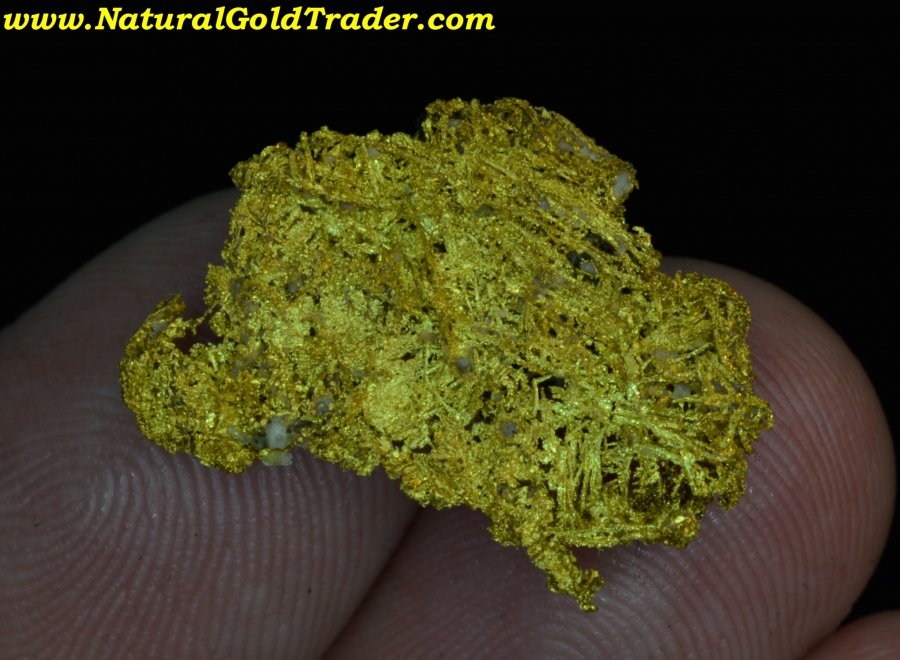 1.76 Gram Canyon City Oregon Wire Gold Specimen
