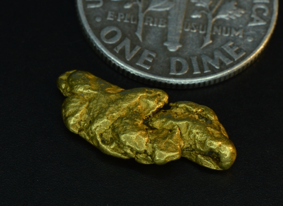 2.21 Gram Yukon Canada Placer Gold Nugget