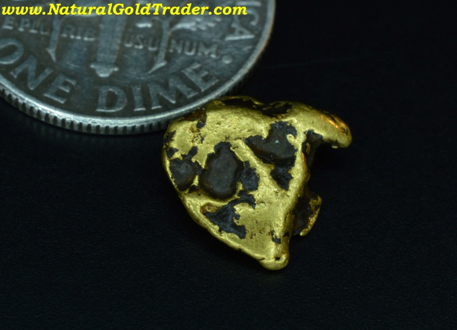 1.73 Gram Basin Creek Oregon Gold & Manganese Nugget