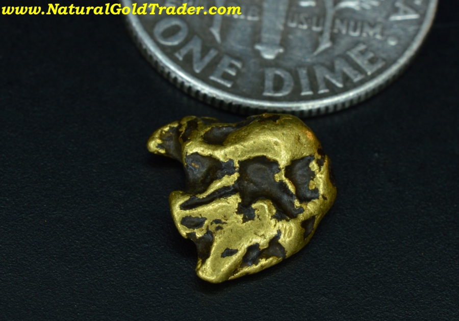 1.73 Gram Basin Creek Oregon Gold & Manganese Nugget