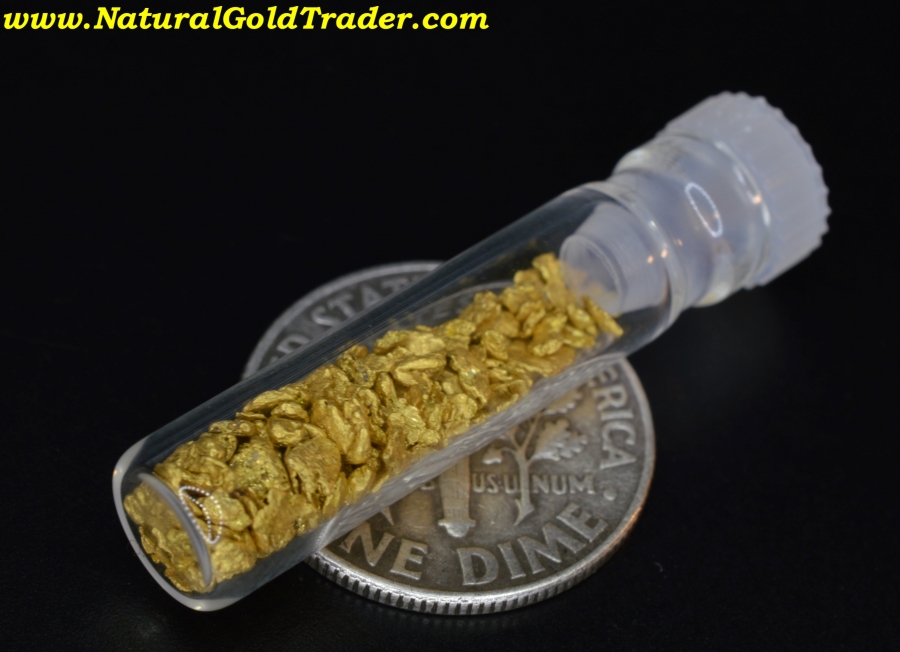 2.42 Grams of Pine Creek Oregon Placer Gold Flakes