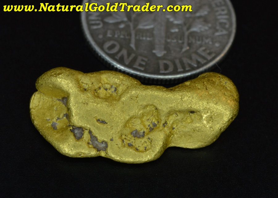6.63 Gram California Feather River Gold Nugget