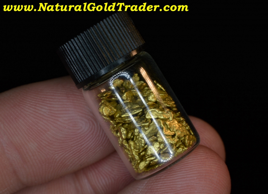 14.88 Grams of Natural Alaskan Placer Gold Flakes