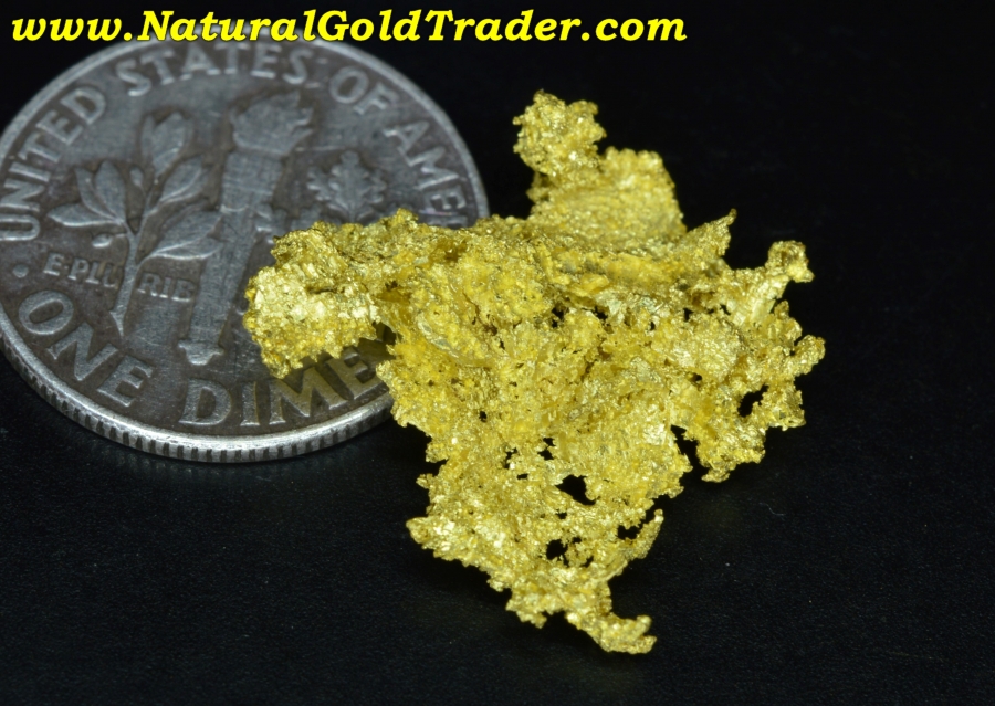 1.71 Gram California Gold Crystalline Specimen