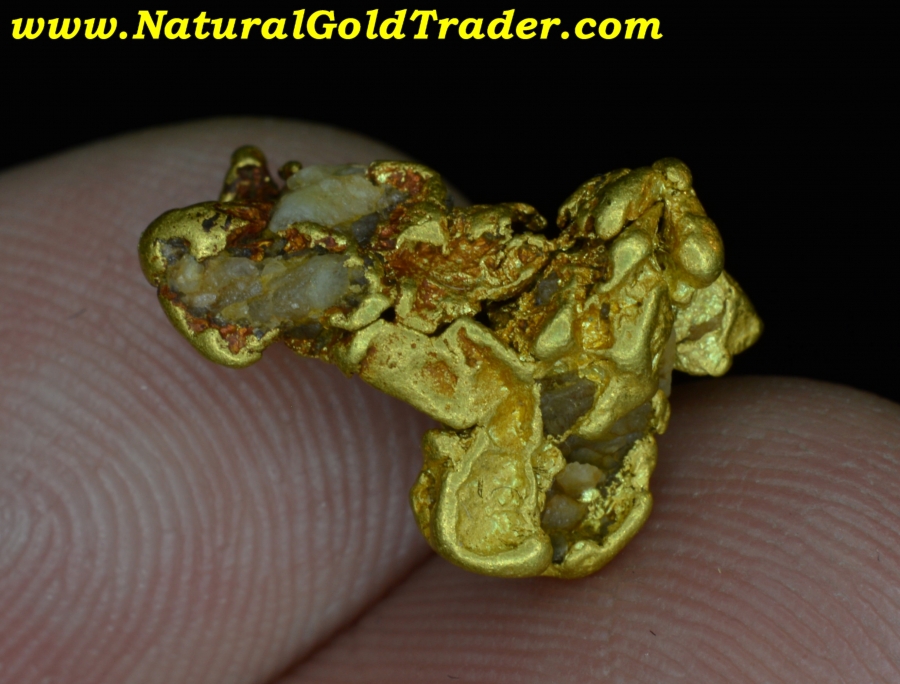 4.05 Gram Murray Idaho Gold Specimen with Quartz