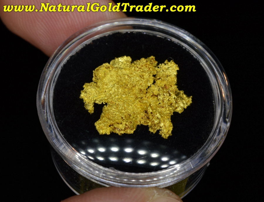 1.85 Gram California Crystalline Flat Gold Specimen