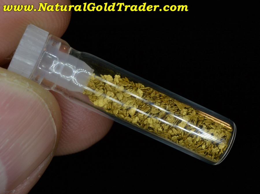 3.00 Gram Vials of Alaskan Placer Gold Flakes