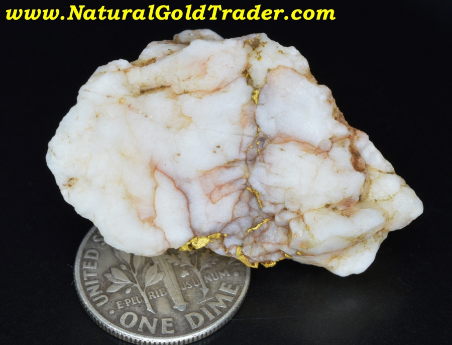 15.13 Gram El Dorado California Gold & Quartz Specimen