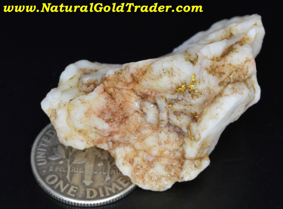 15.13 Gram El Dorado California Gold & Quartz Specimen