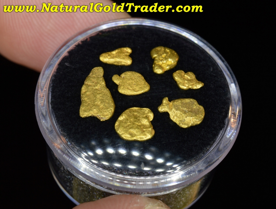 1.78 Grams (7) Large Alaskan Placer Gold Flakes