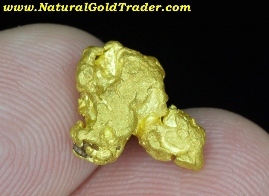 3.76 Gram Nevada Solid Placer Gold Nugget