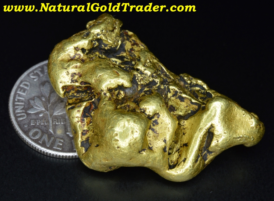 30.94 Gram Baker City Oregon Natural Gold Nugget