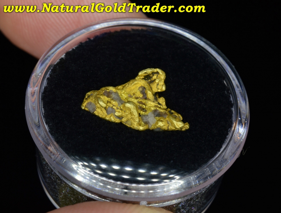 2.32 Gram Alaskan Crystallized Gold Specimen