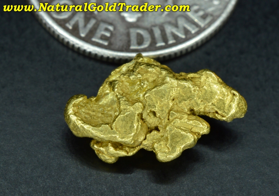 1.53 Gram Chunky Alaskan Placer Gold Nugget