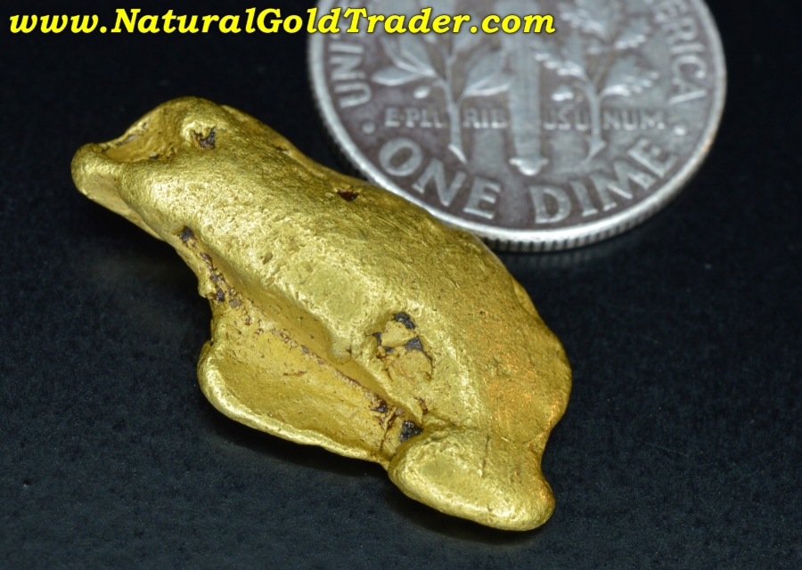 8.80 Gram Northern California Solid Gold Nugget