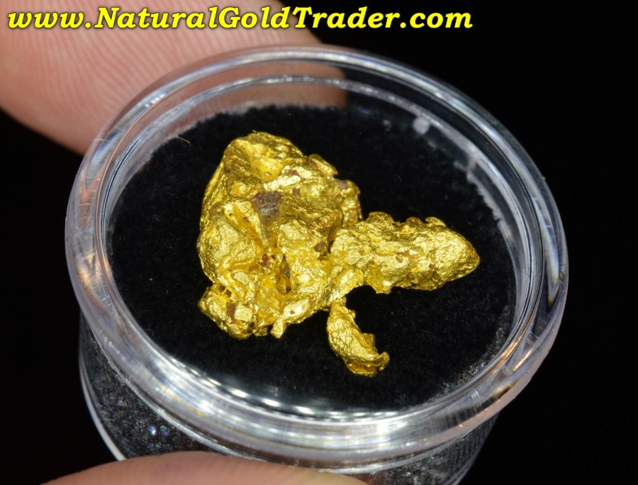 10.49 Gram Alta Floresta Brazil Crystallized Gold Specimen