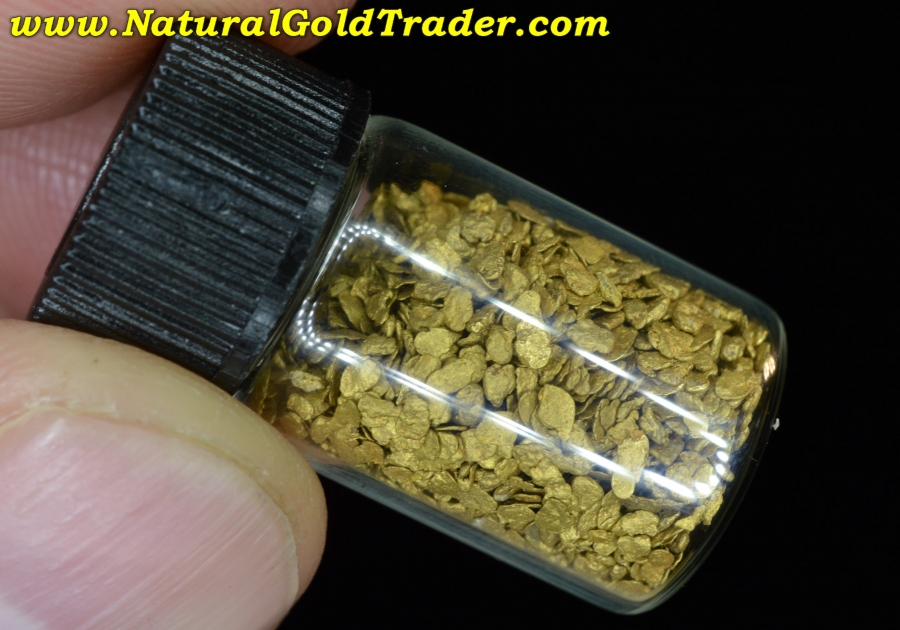 .50 ozt. 15.55 Grams Alaska Placer Gold Flake Paydirt Bag