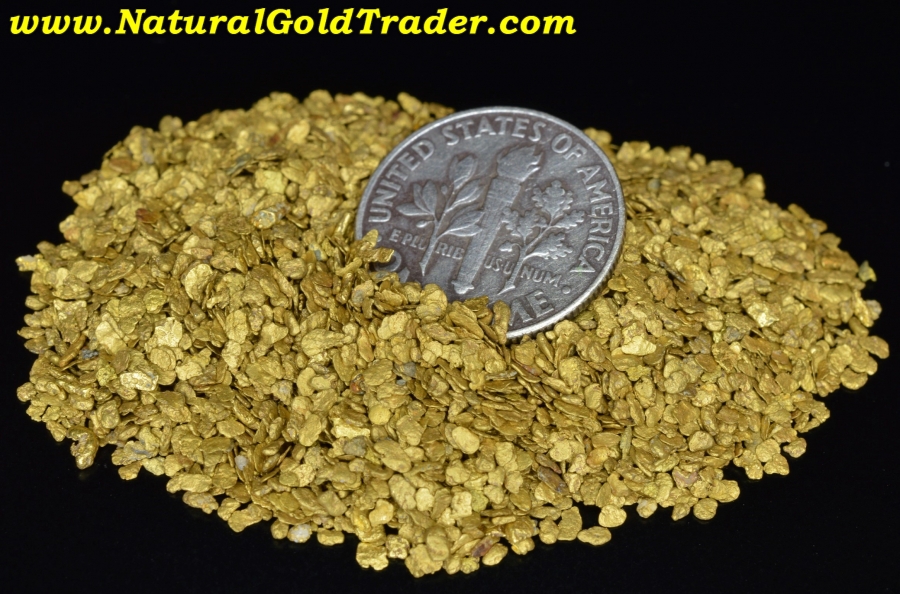 1 ozt. 31.1 Grams Alaska Placer Gold Flake Paydirt Bag