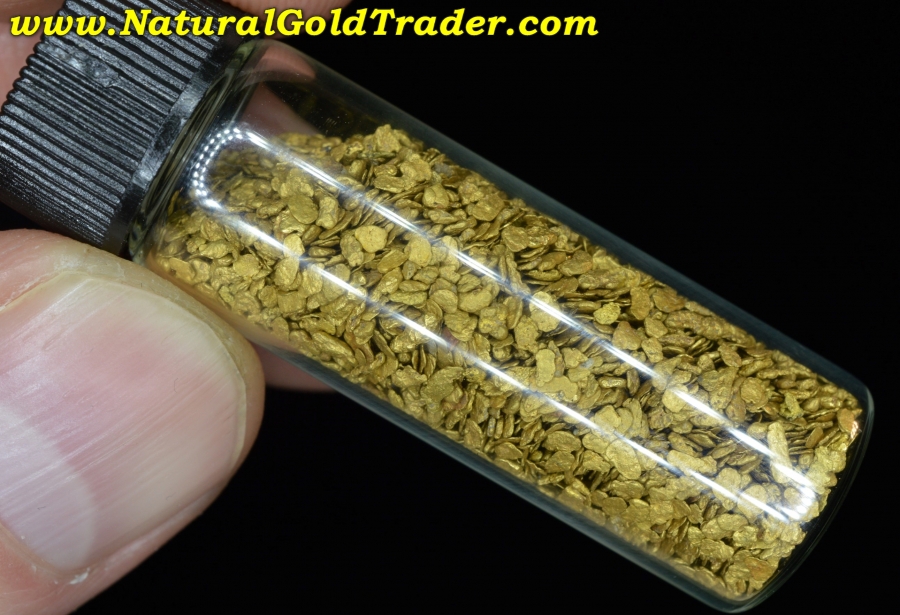1 ozt. 31.1 Grams Alaska Placer Gold Flake Paydirt Bag
