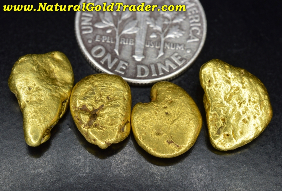 10.69 Grams Calaveras California Placer Gold Nuggets